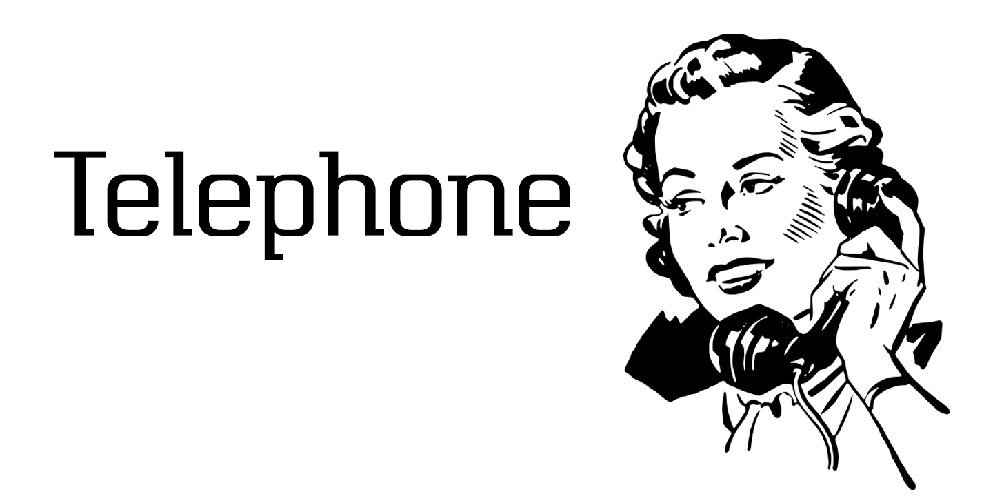 Telephone Font Family by K-Type | Font Bros