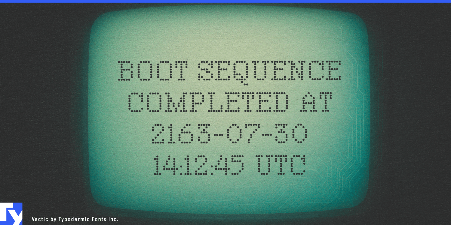 Vactic Font Family by Typodermic | Font Bros