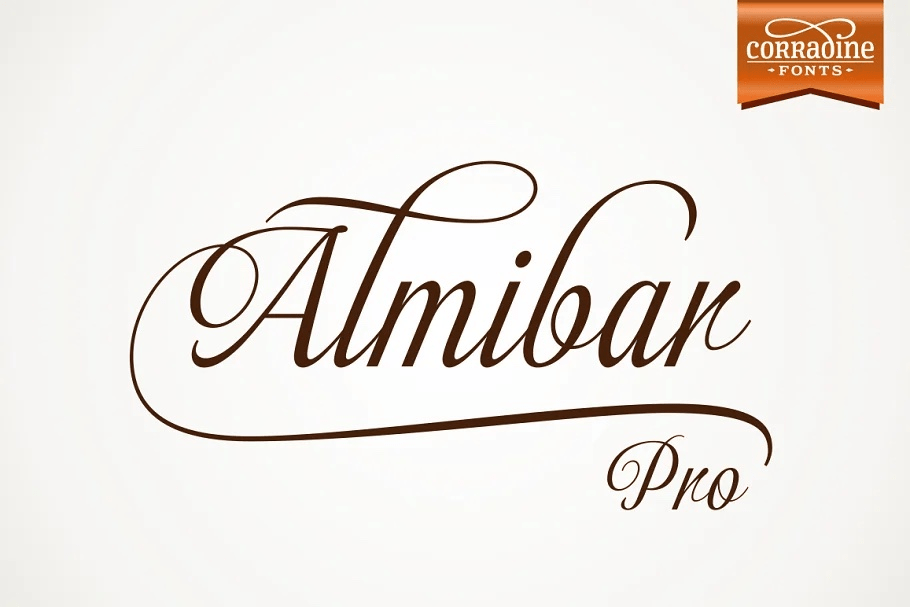 Almibar Pro Font Style by Corradine Fonts | Font Bros