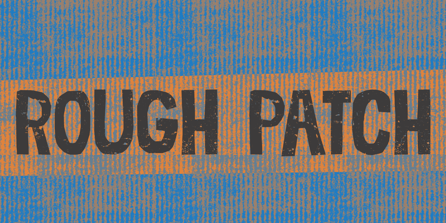 Rough Patch Font Family by Hanoded | Font Bros
