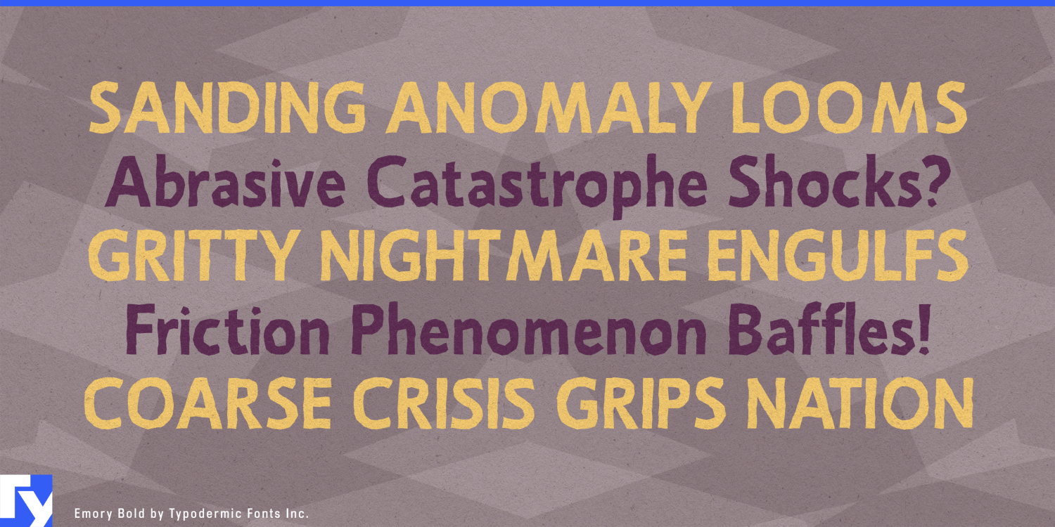 Emory Font Family by Typodermic | Font Bros