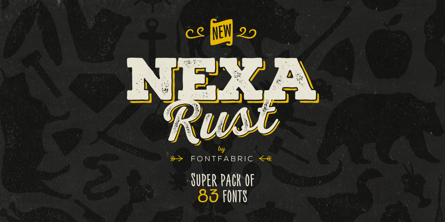 Nexa Rust Font Family by Fontfabric | Font Bros