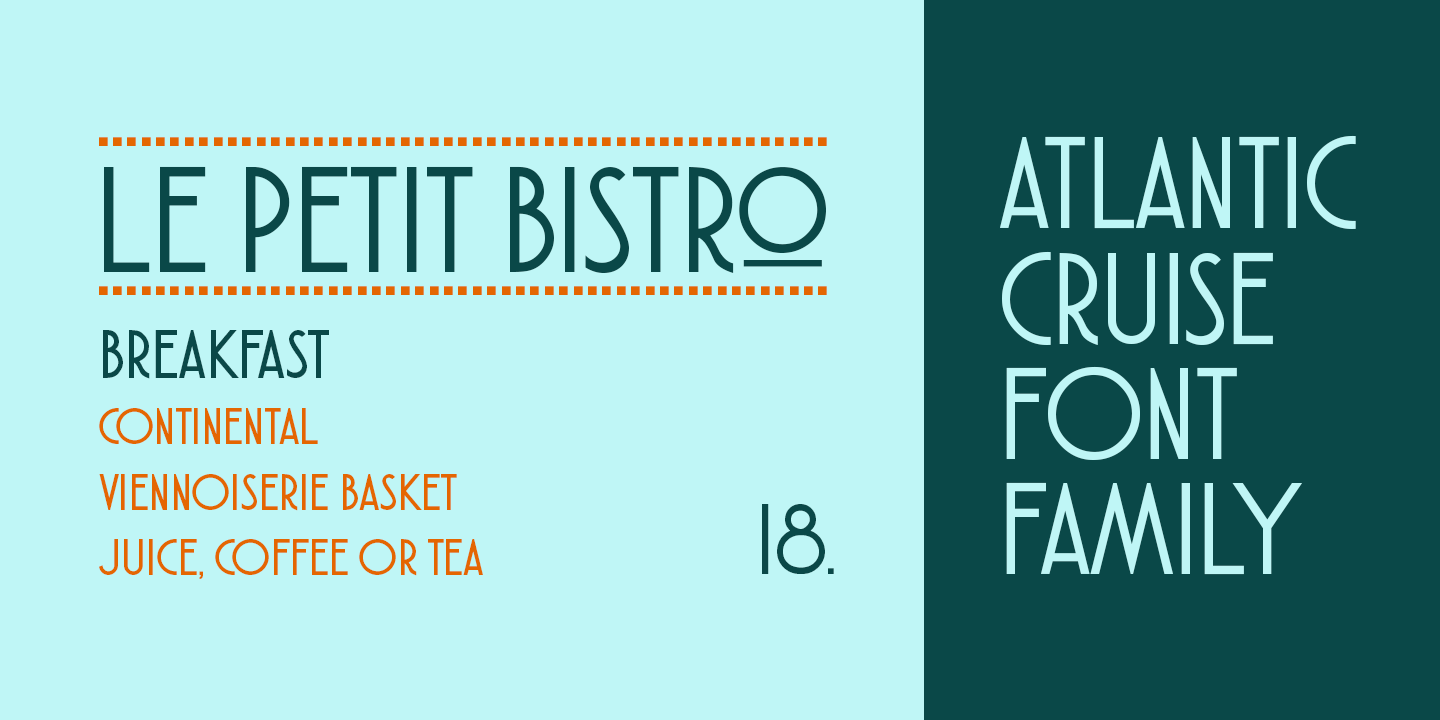 Atlantic Cruise Font Family by Kustomtype | Font Bros