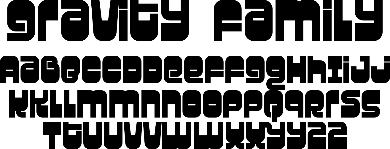 Gravity Font Family by Fontalicious | Font Bros