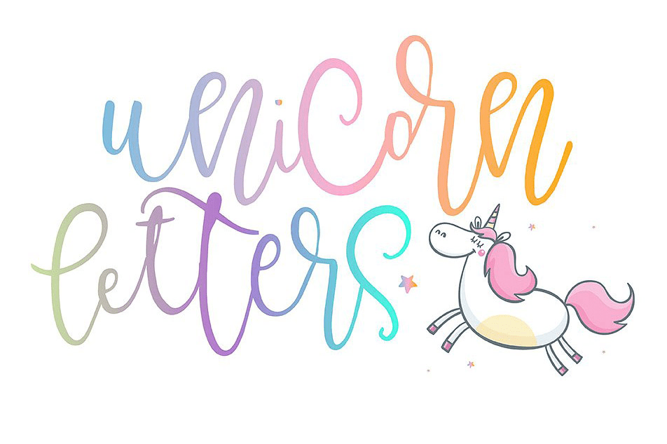 Unicorn Letters Font Family by On The Spot Studio | Font Bros