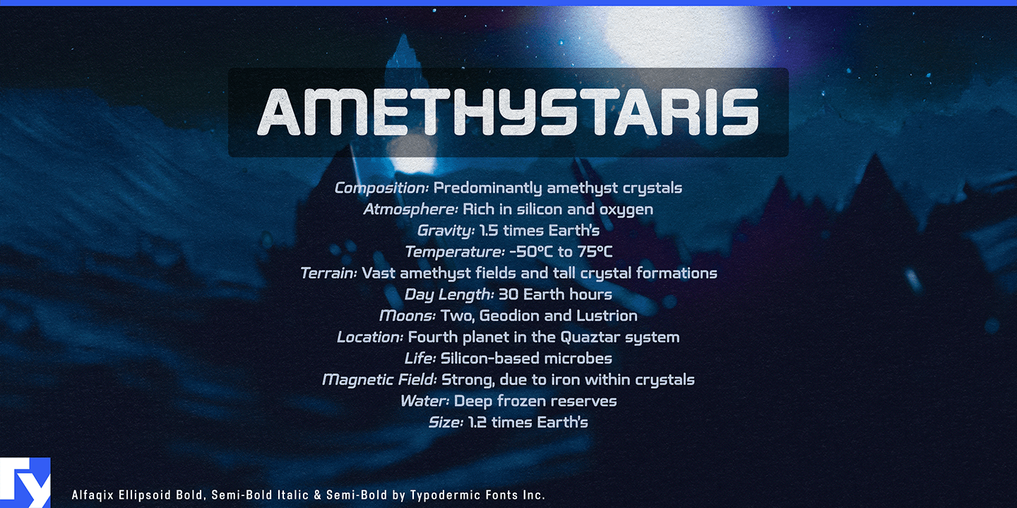 Alfaqix Ellipsoid Font Family by Typodermic | Font Bros