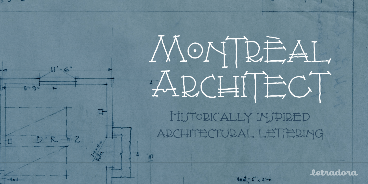 Montreal Architect Font Family by Pixilate | Font Bros