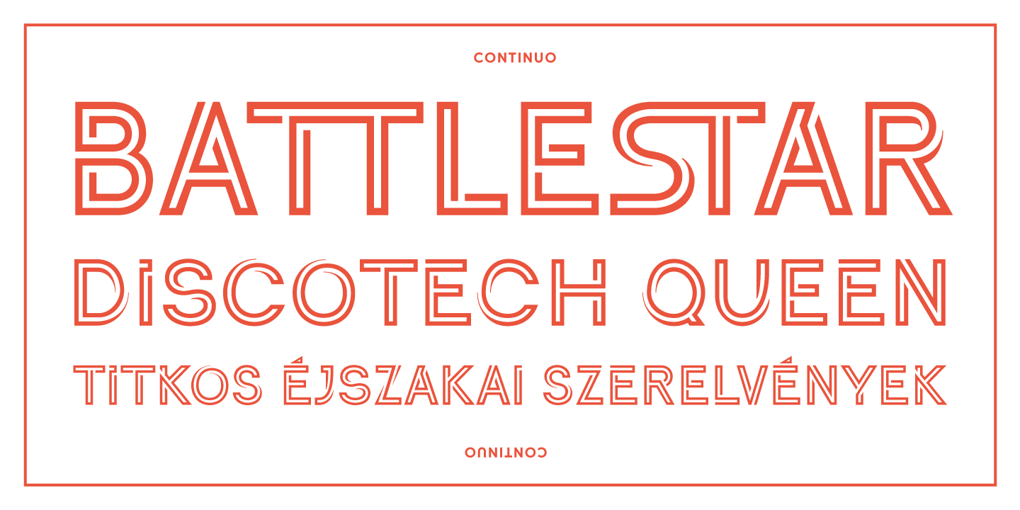 Continuo Regular Font Style by Delve Fonts | Font Bros