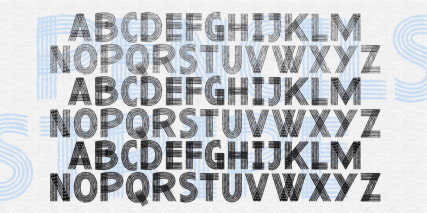 Pencilstripe Font Family by Harold's Fonts | Font Bros
