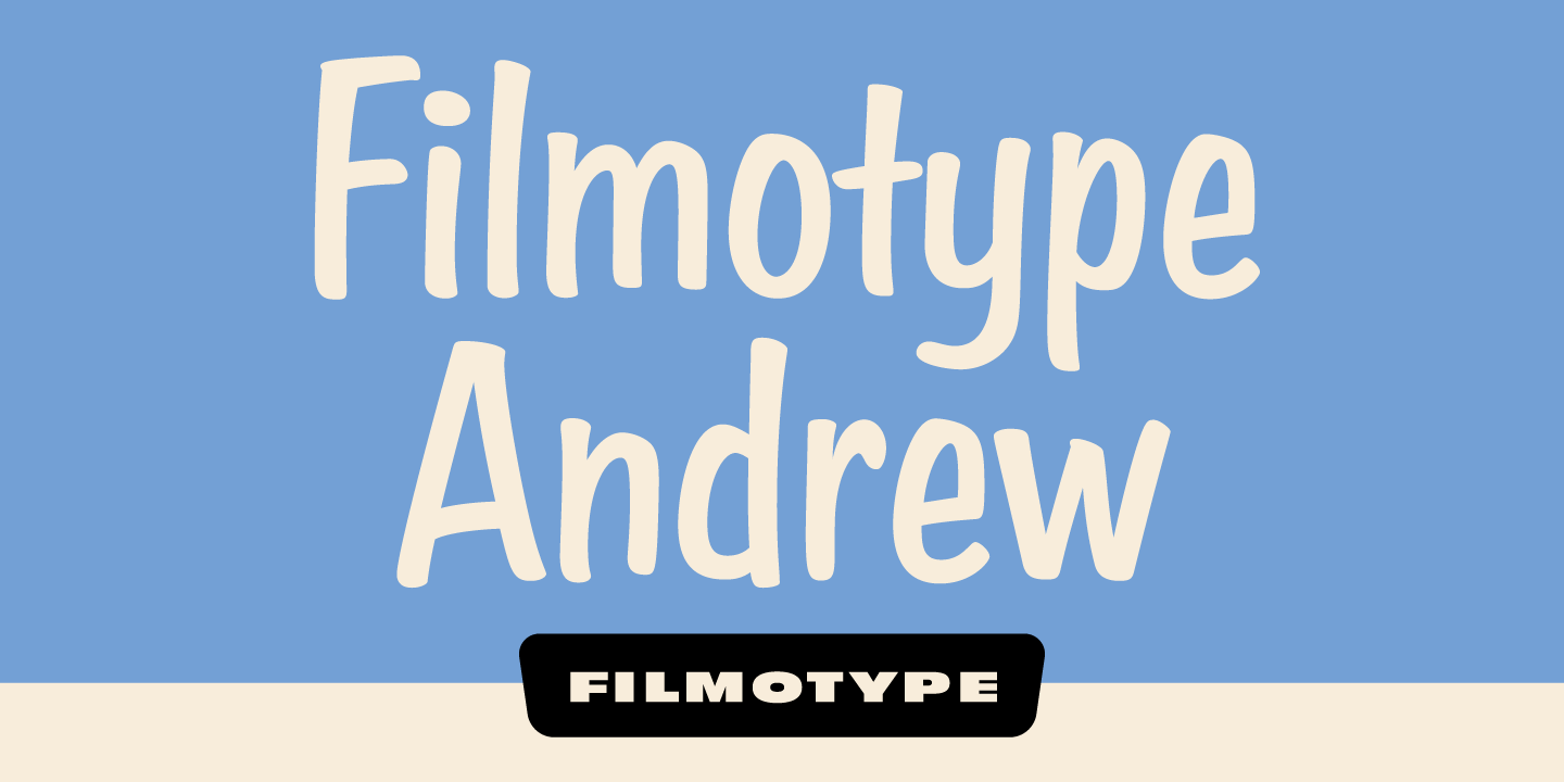 Filmotype Andrew Font Family by Filmotype | Font Bros