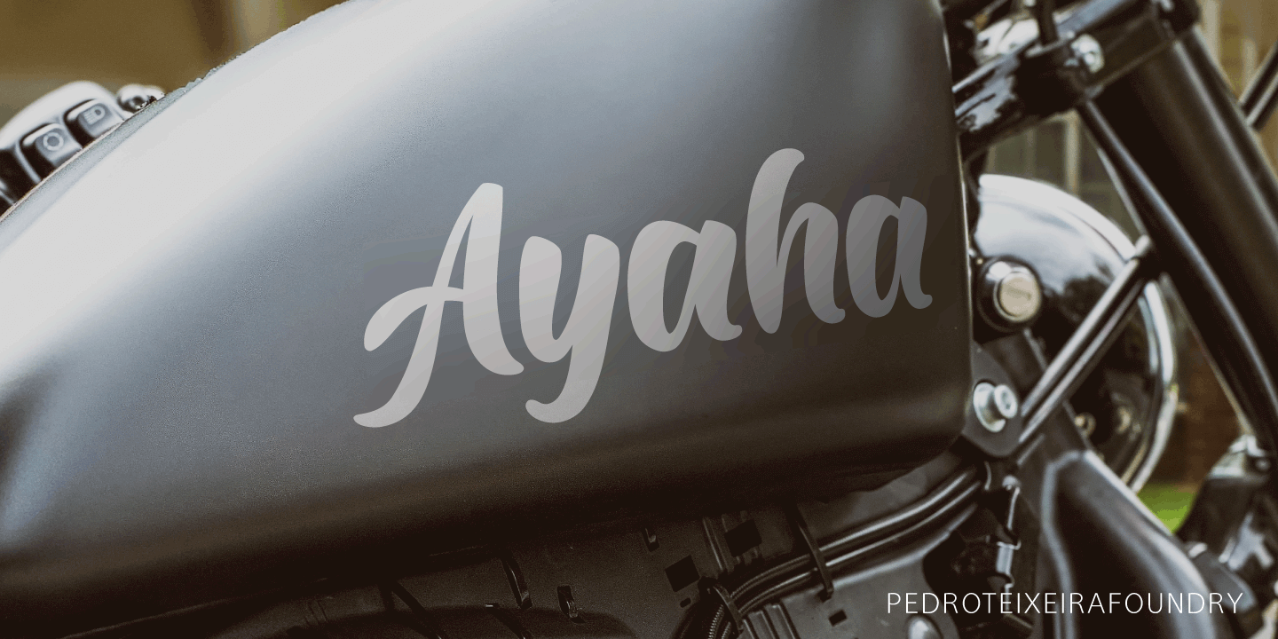 Ayaha Font Family by Pedro Teixeira Type Foundry | Font Bros