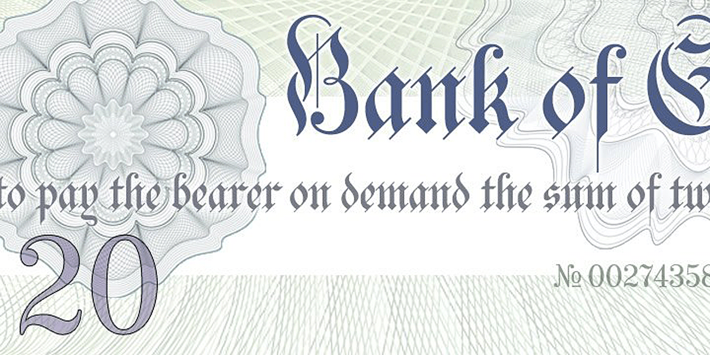 Bank of England Font Family by K-Type | Font Bros