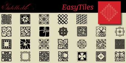 Easy Tiles Font Family by Intellecta Design | Font Bros