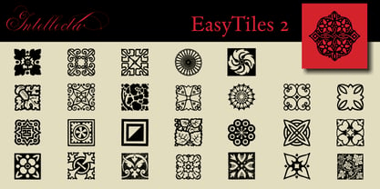 Easy Tiles Font Family by Intellecta Design | Font Bros
