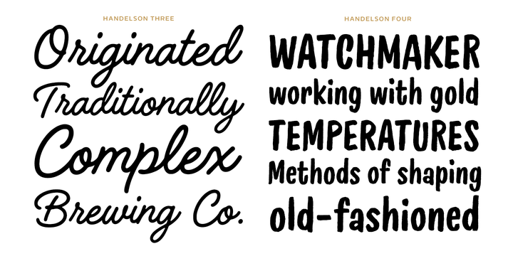 Handelson Six Font Style by Mika Melvas | Font Bros