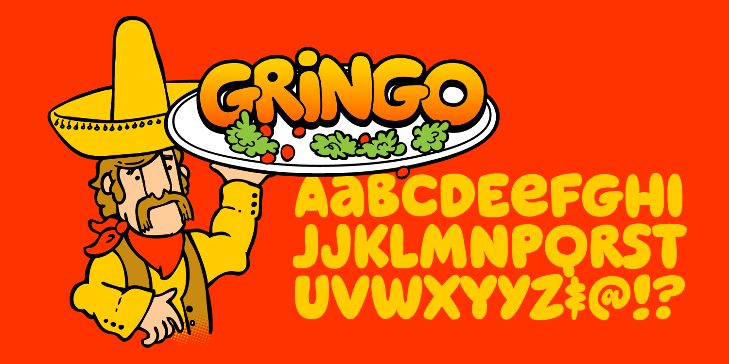 Gringo Font Style by Fontalicious | Font Bros