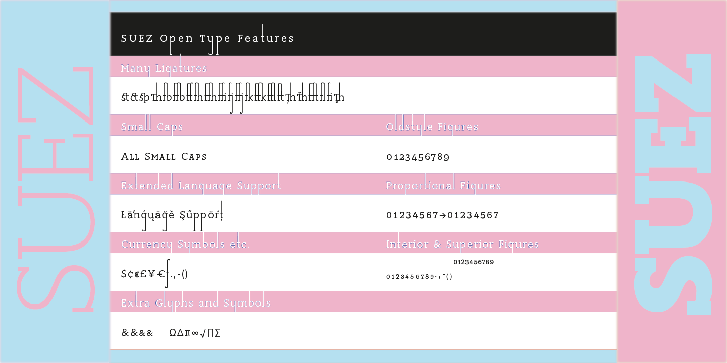 Suez Font Family by Wiescher Design | Font Bros