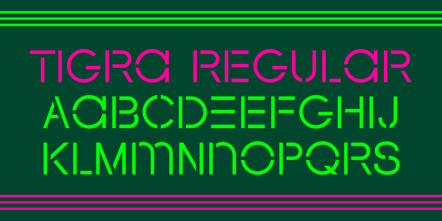 Tigra Regular Font Style by Fontalicious | Font Bros