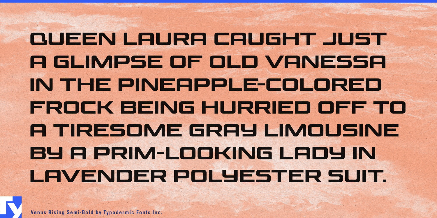 Venus Rising Font Family by Typodermic | Font Bros