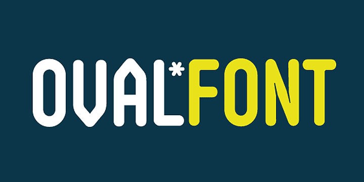 Oval Single Font Style by Fontfabric | Font Bros