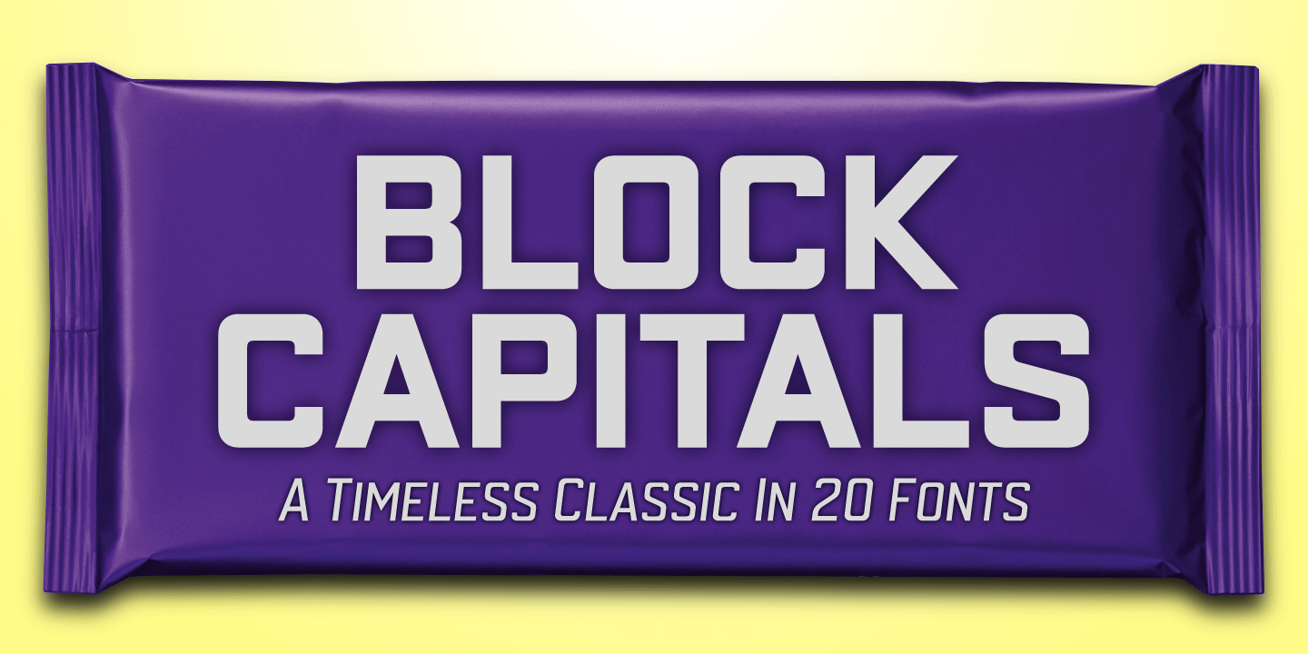 Block Capitals Font Family by K-Type | Font Bros